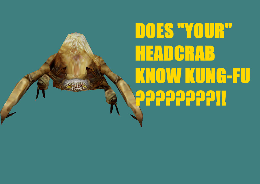Bloodless Headcrab Mod for Half-Life | HL Mods