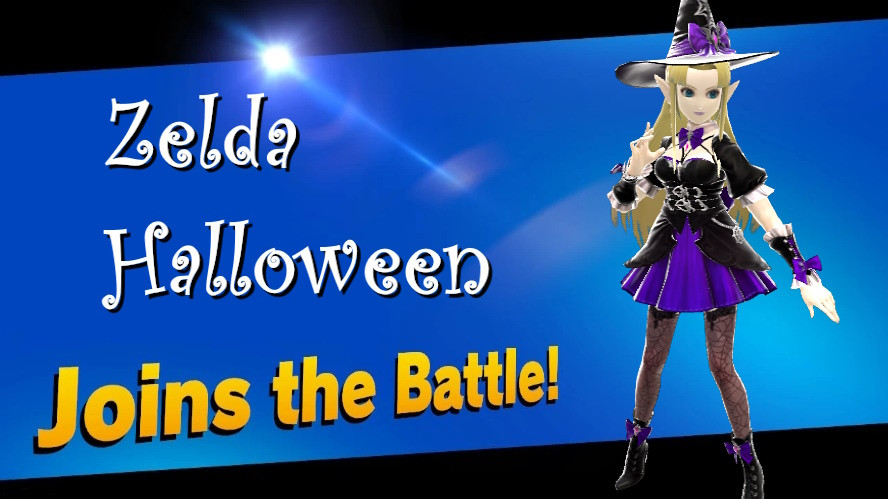 Zelda Witch Costume (Halloween) Mod for Super Smash Bros. Ultimate ...