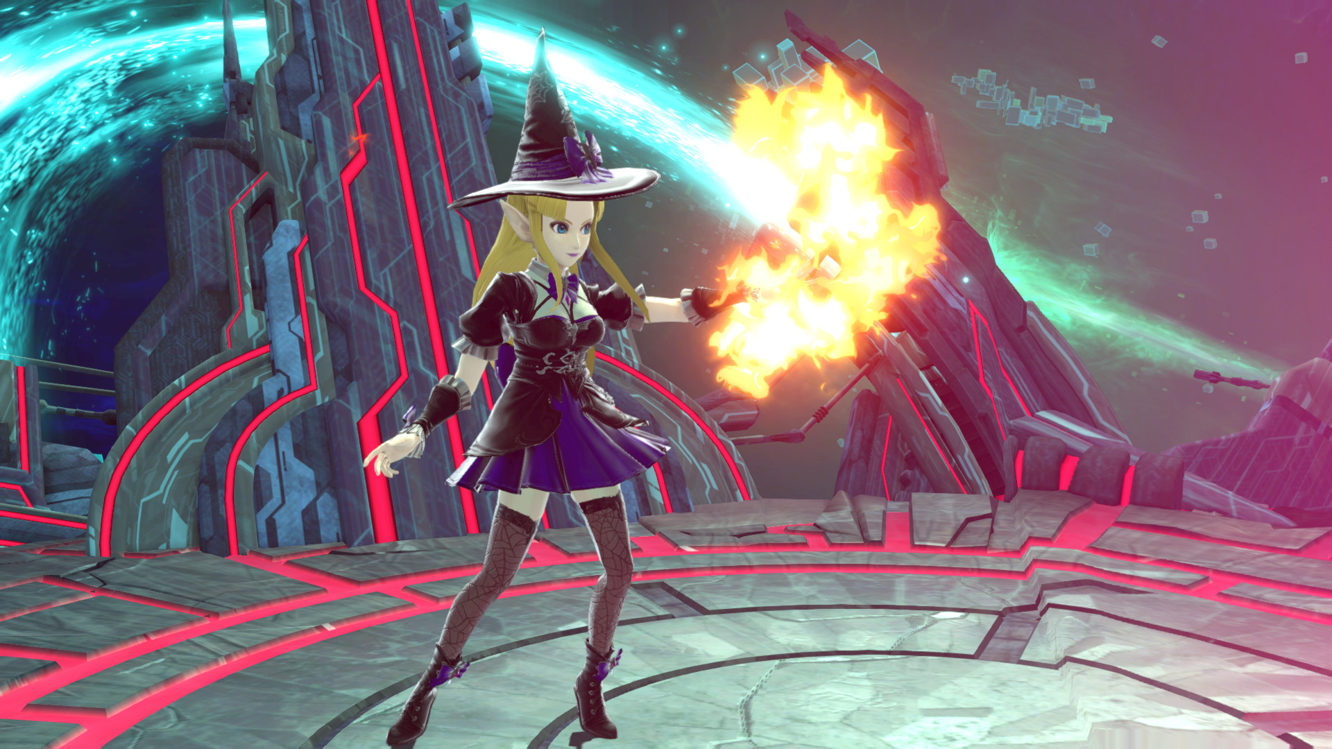 Zelda Witch Costume (Halloween) Mod for Super Smash Bros. Ultimate ...