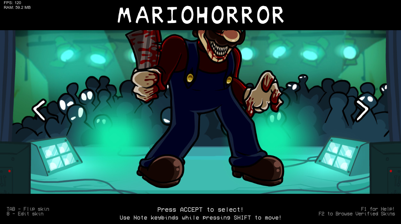 Mario's Madness Skin pack (Psych Online) Mod for Friday Night Funkin ...