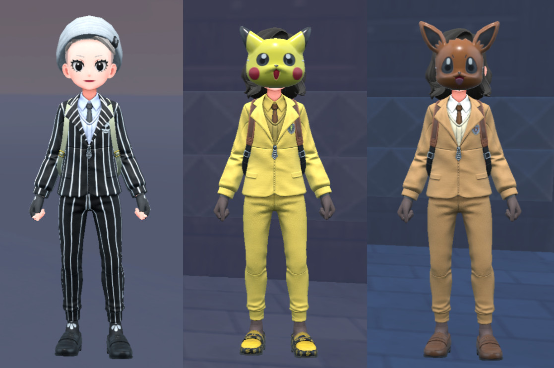 Halloween Costume Suits Mod for Pokemon Scarlet & Violet | PKMN SV Mods