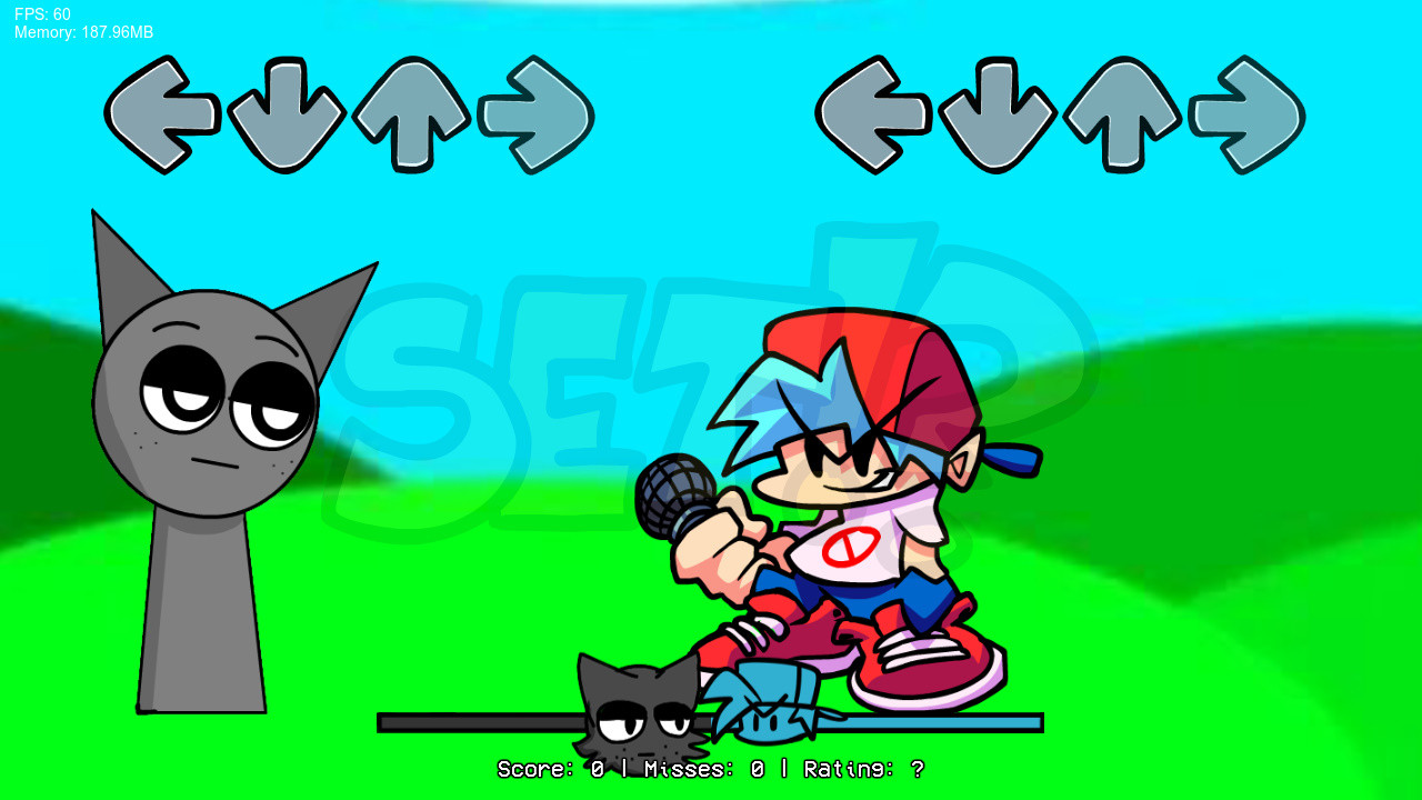 FNF vs Gray (SPRUNKI) Mod for Friday Night Funkin' | FNF Mods