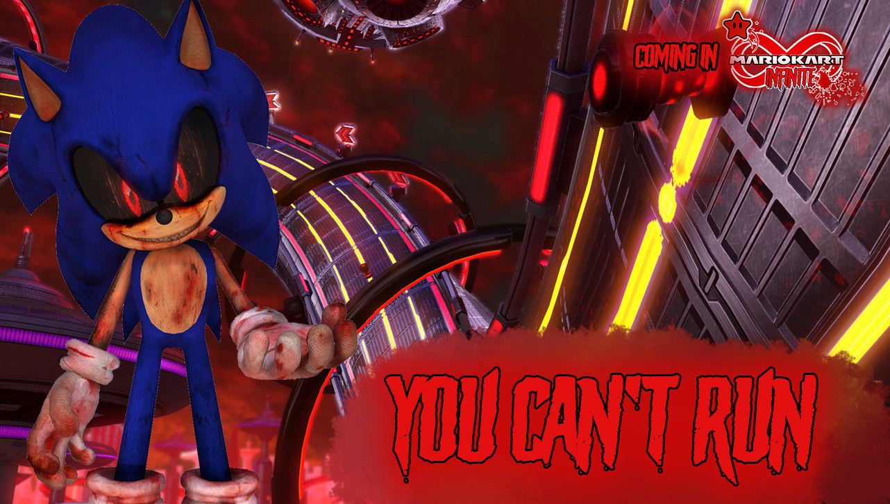 You Can't Run (sonic.exe) Mod for Mario Kart 8 Deluxe | MK8D Mods