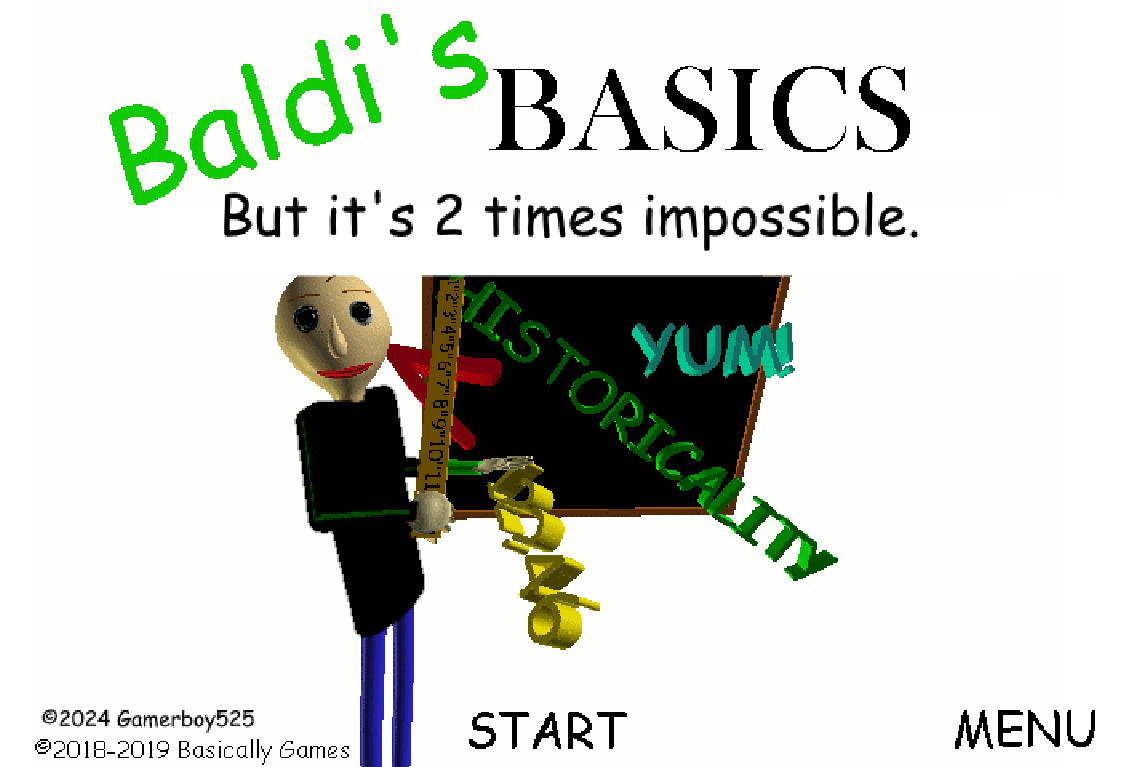 Baldi's Basics but it's 2x impossible... Mod for Baldi's Basics | Baldi ...