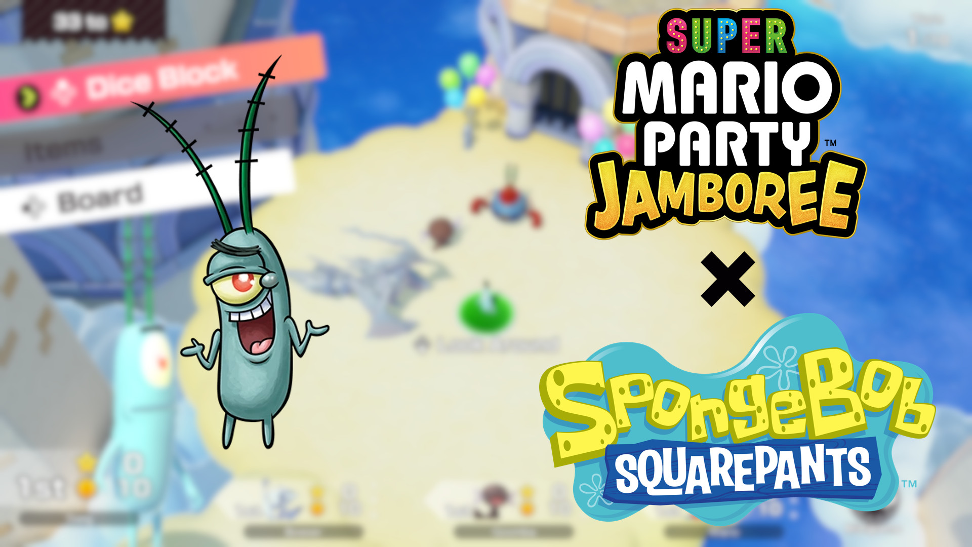 Plankton Mod for Super Mario Party Jamboree | SMPJ Mods