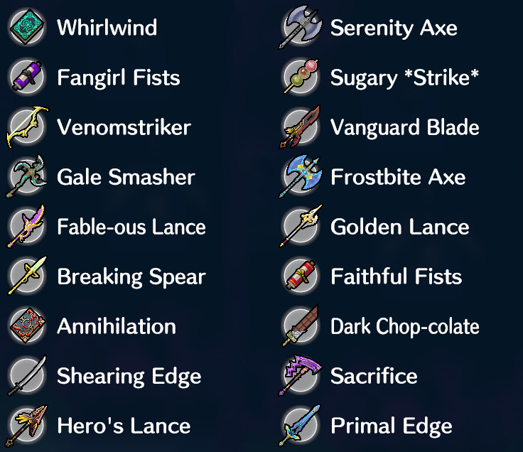 Unique Personal Retainer Weapons Mod for Fire Emblem Engage | FEE Mods