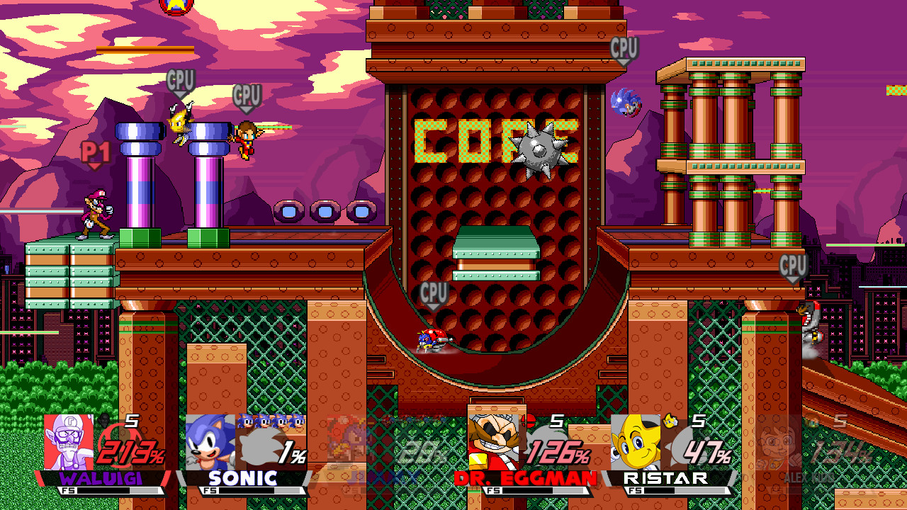 Sonic the Hedgehog - Spring Yard Zone (9.5/CMC+) Mod for Super Smash ...