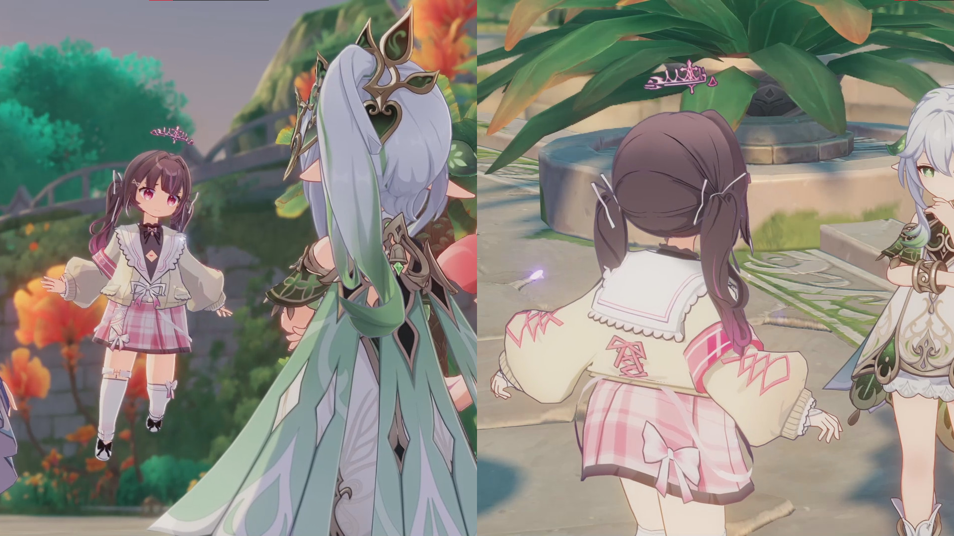 Chibi Himemiya Rie over Paimon Mod for Genshin Impact | GI Mods