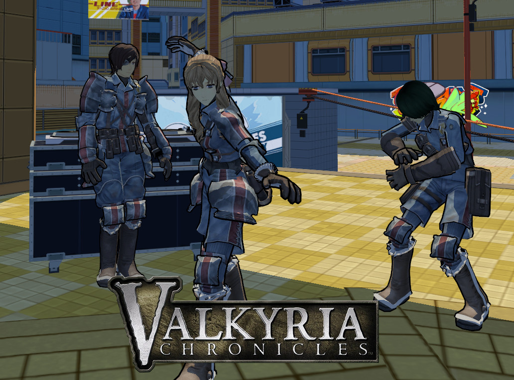 Valkyria Chronicles Character Pack 1 Mod for Bomb Rush Cyberfunk | BRC Mods