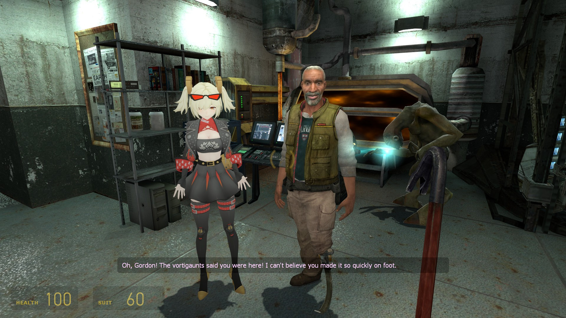 Burnice White (Zenless Zone Zero) replaces Alyx Mod for Half-Life 2 ...