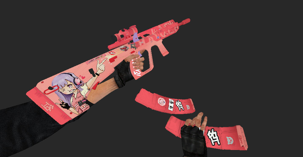 [CoD] AUG: Waifu (Tracer Pack: Notice Me 1.0) Mod for Counter-Strike 1. ...