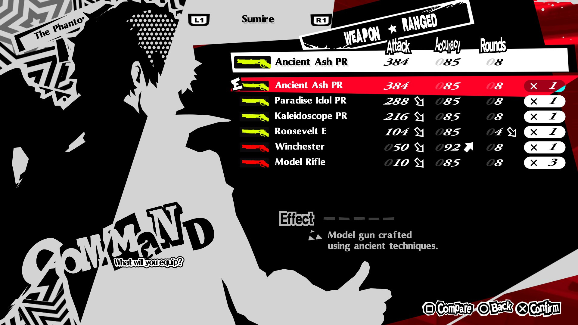 Kasumi as Protag - Weapons & Equipment Patch Mod for Persona 5 Royal ...