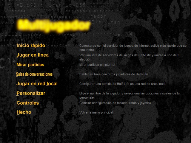 [ESP] Corrección de la traducción del menú Mod for Half-Life | HL Mods
