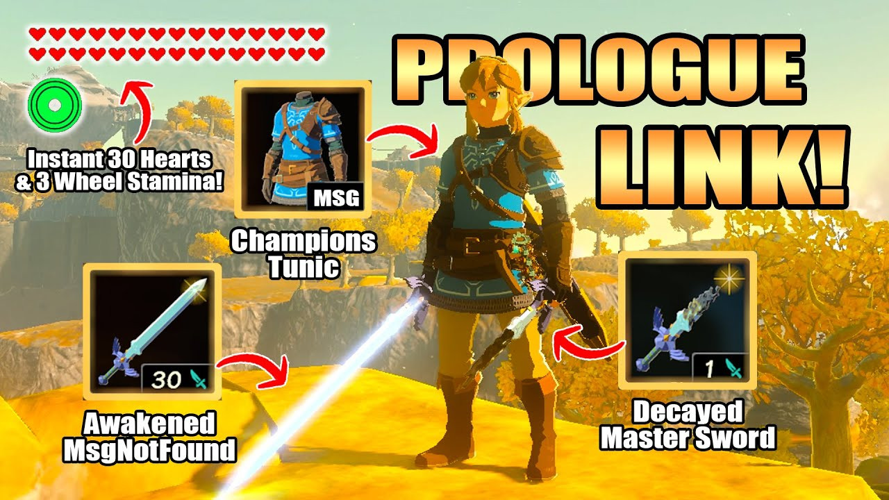 totk Prologue Link Escape to GSI save file Mod for The Legend of Zelda ...