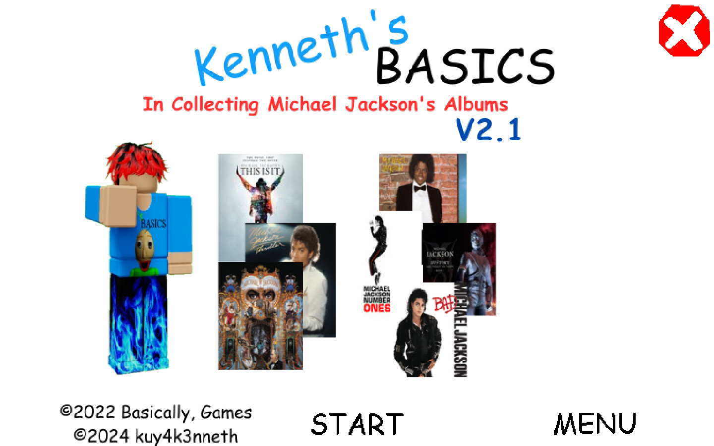 Kenneth's Basics in Collecting MJ's Albums Mod for Baldi's Basics ...