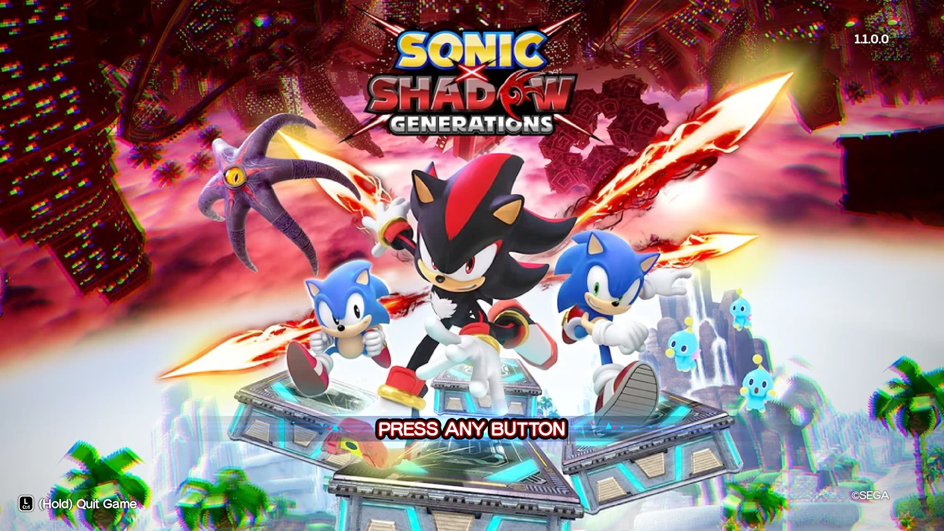 Customizable Title Screen Art Mod for Shadow Generations | SXSGShadow Mods