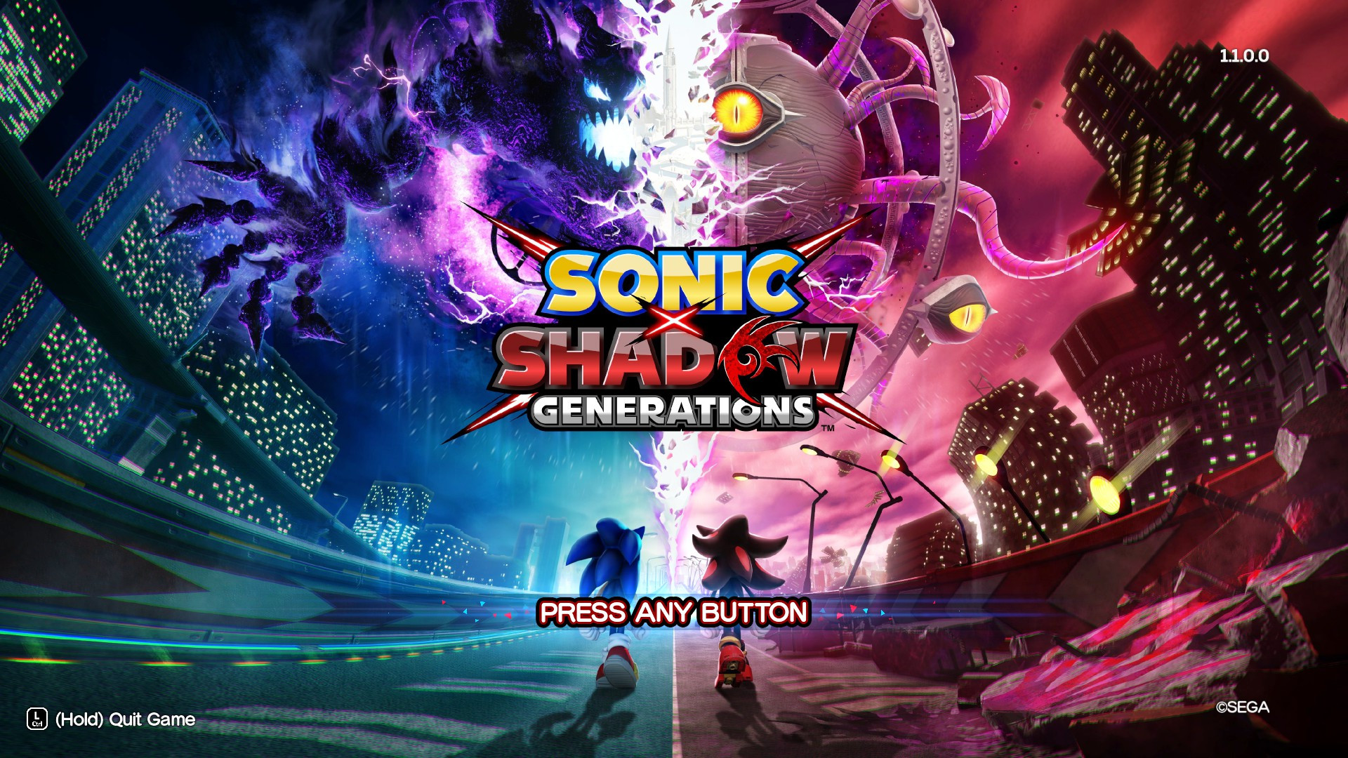 Customizable Title Screen Art Mod for Shadow Generations | SXSGShadow Mods