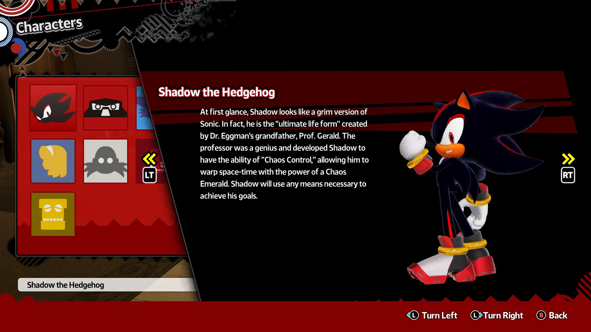 Sa2 colors Mod for Shadow Generations | SXSGShadow Mods