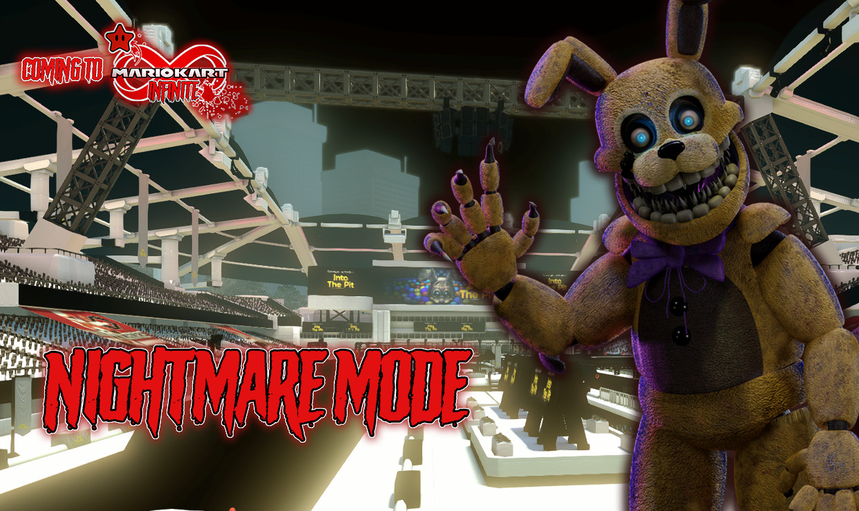 Nightmare Mode (fnaf) Mod for Mario Kart 8 Deluxe | MK8D Mods