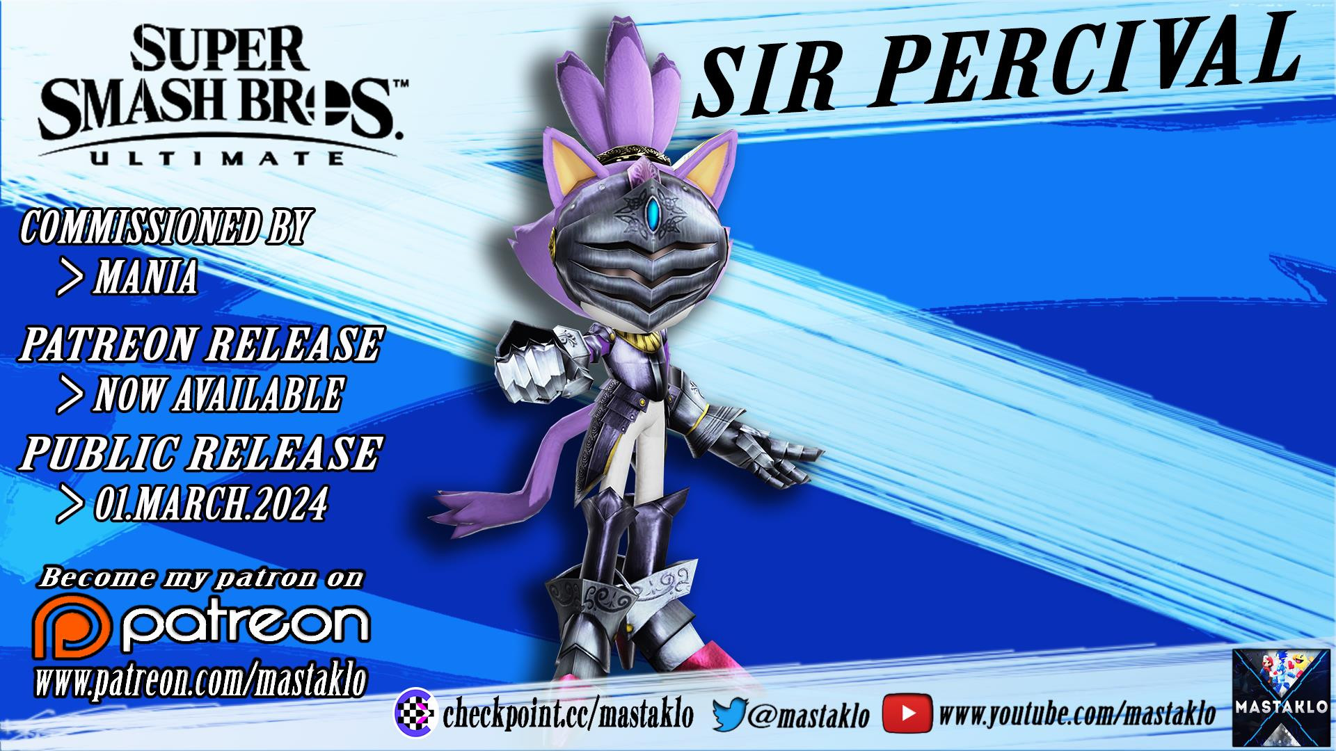 Sir Percival Mod for Super Smash Bros. Ultimate | SSBU Mods