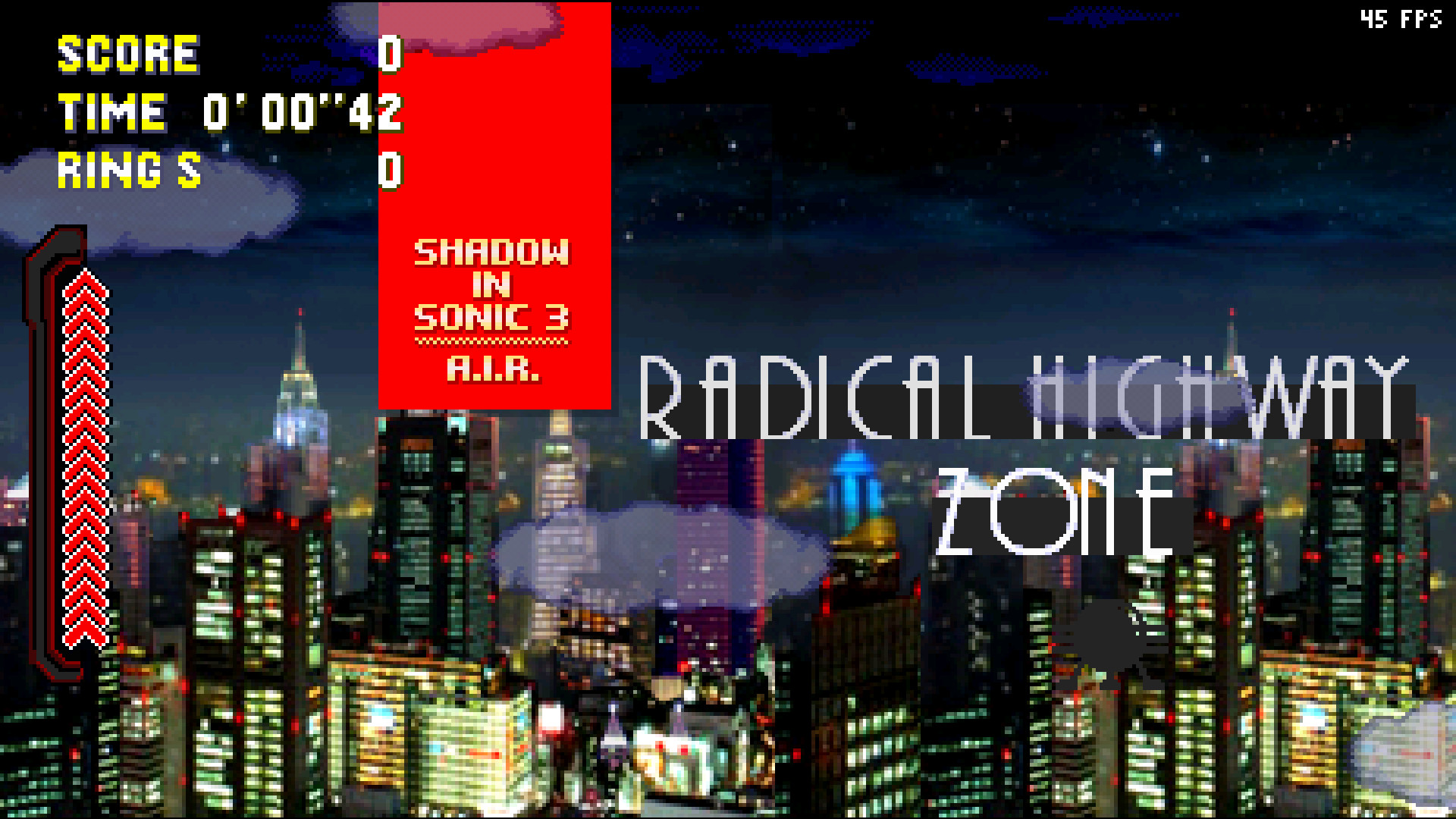 Radical Highway Over Sky Sanctuary Mod For Sonic 3 A I R S3air Mods