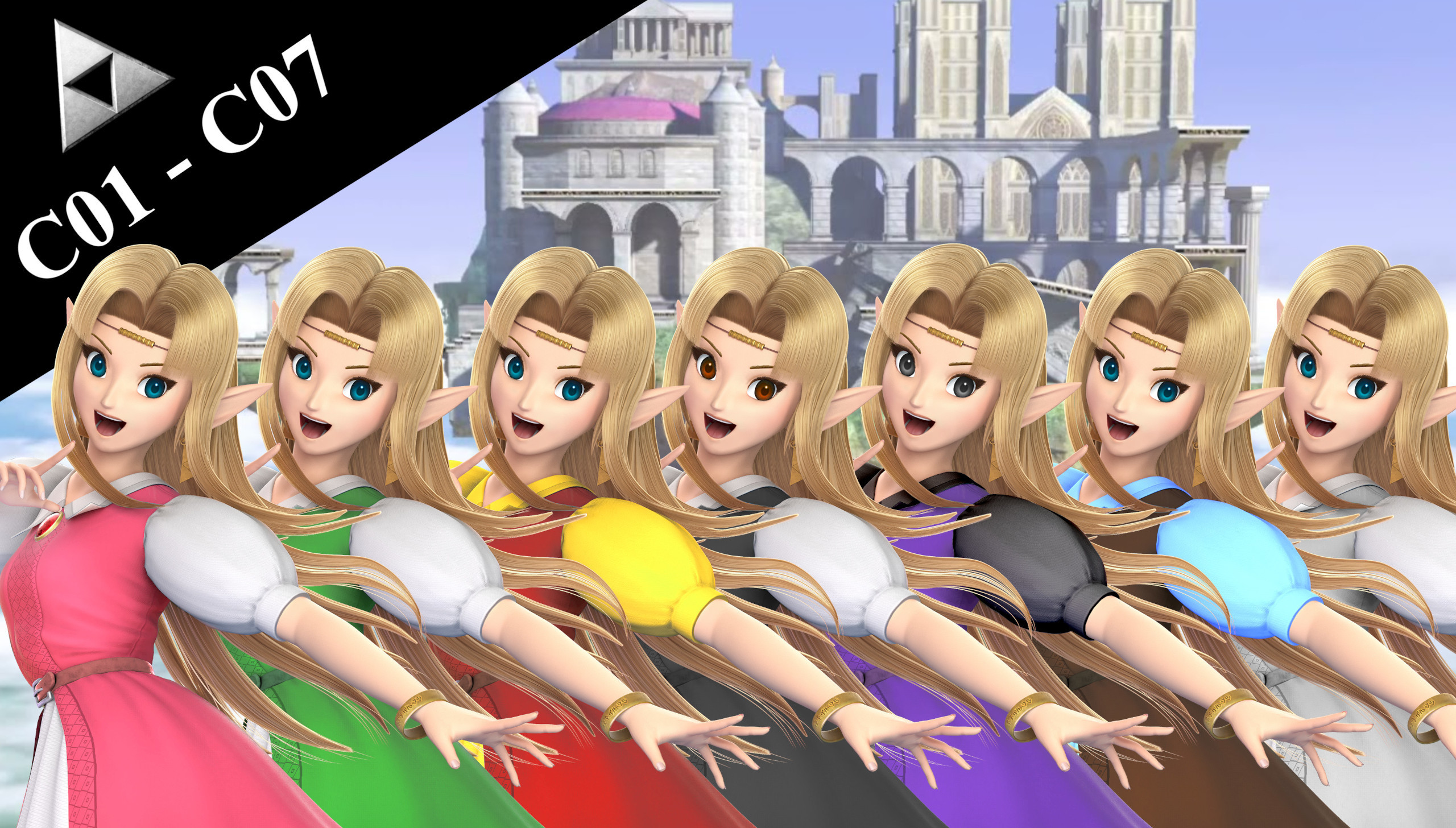 Zelda A Link To The Past Recolors Mod for Super Smash Bros. Ultimate ...