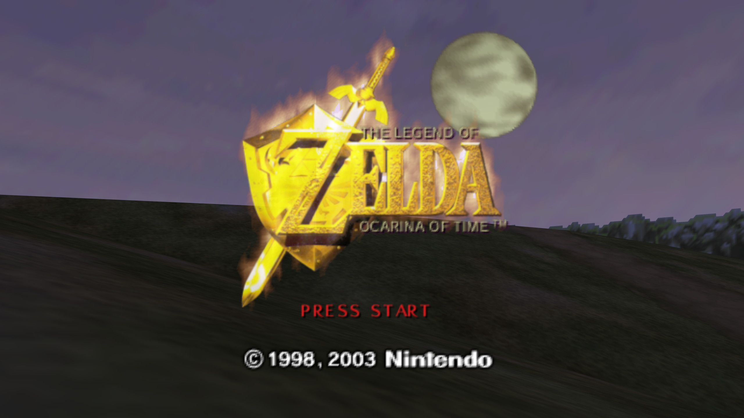Gold Title Screen Logo Mod for Ship of Harkinian (Ocarina of Time PC ...