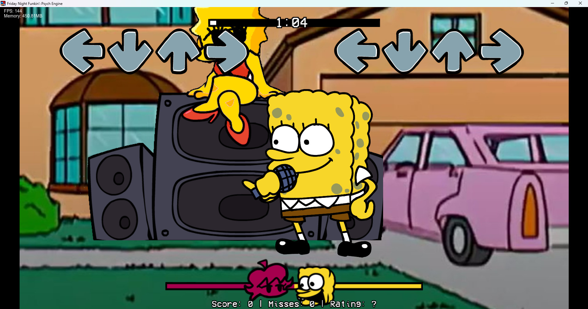 Playable Simpsons Spongebob Mod for Friday Night Funkin' | FNF Mods