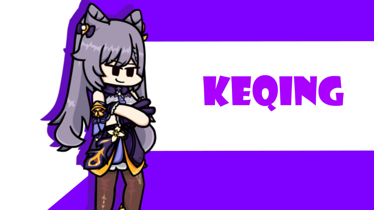 Keqing Pack Mod for Friday Night Funkin' | FNF Mods