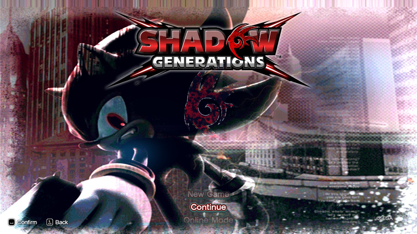 Shadow 2005 Main Menu/Title Screen Mod for Shadow Generations ...