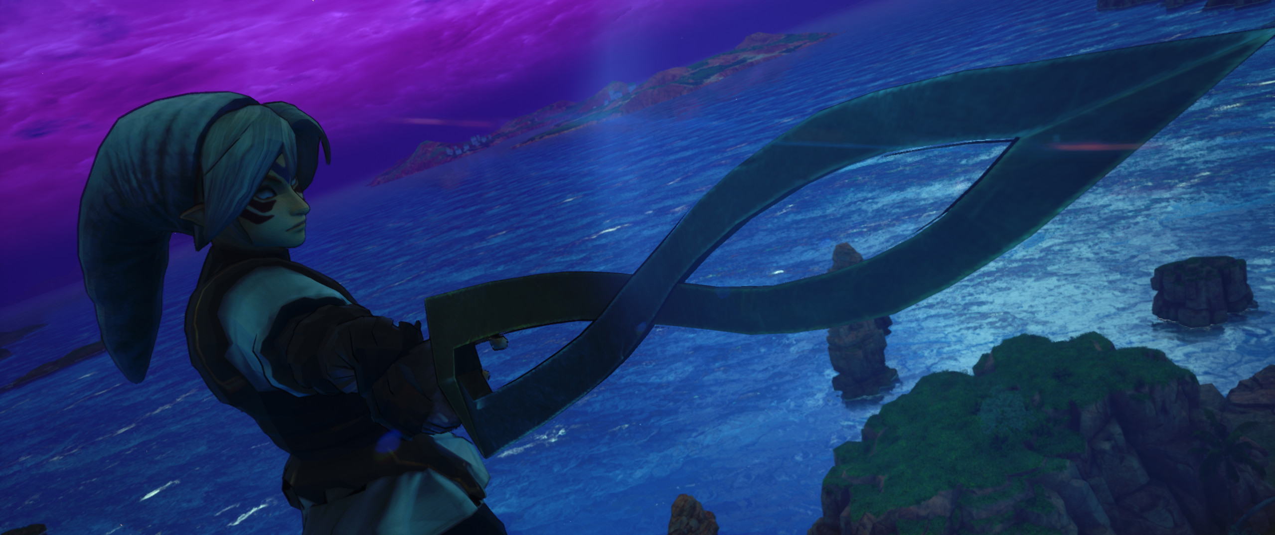 Fierce Deity Link over Trunks (Sword) Mod for Dragon Ball: Sparking ...