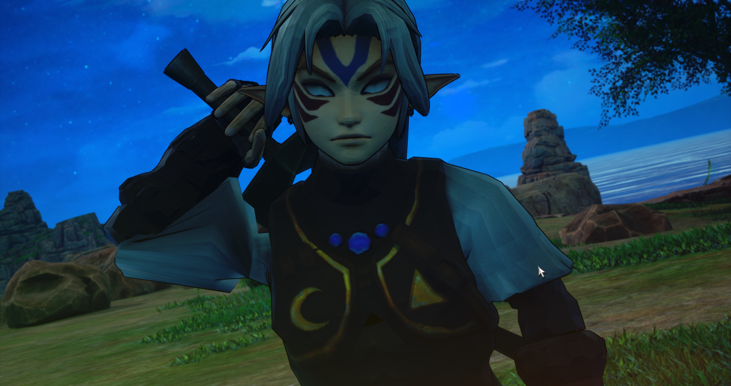 Fierce Deity Link over Trunks (Sword) Mod for Dragon Ball: Sparking ...