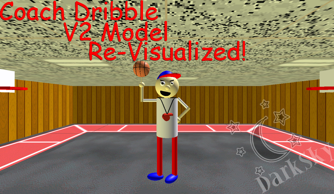 Coach Dribble Re-Visualized Mod for Baldi's Basics | Baldi Mods
