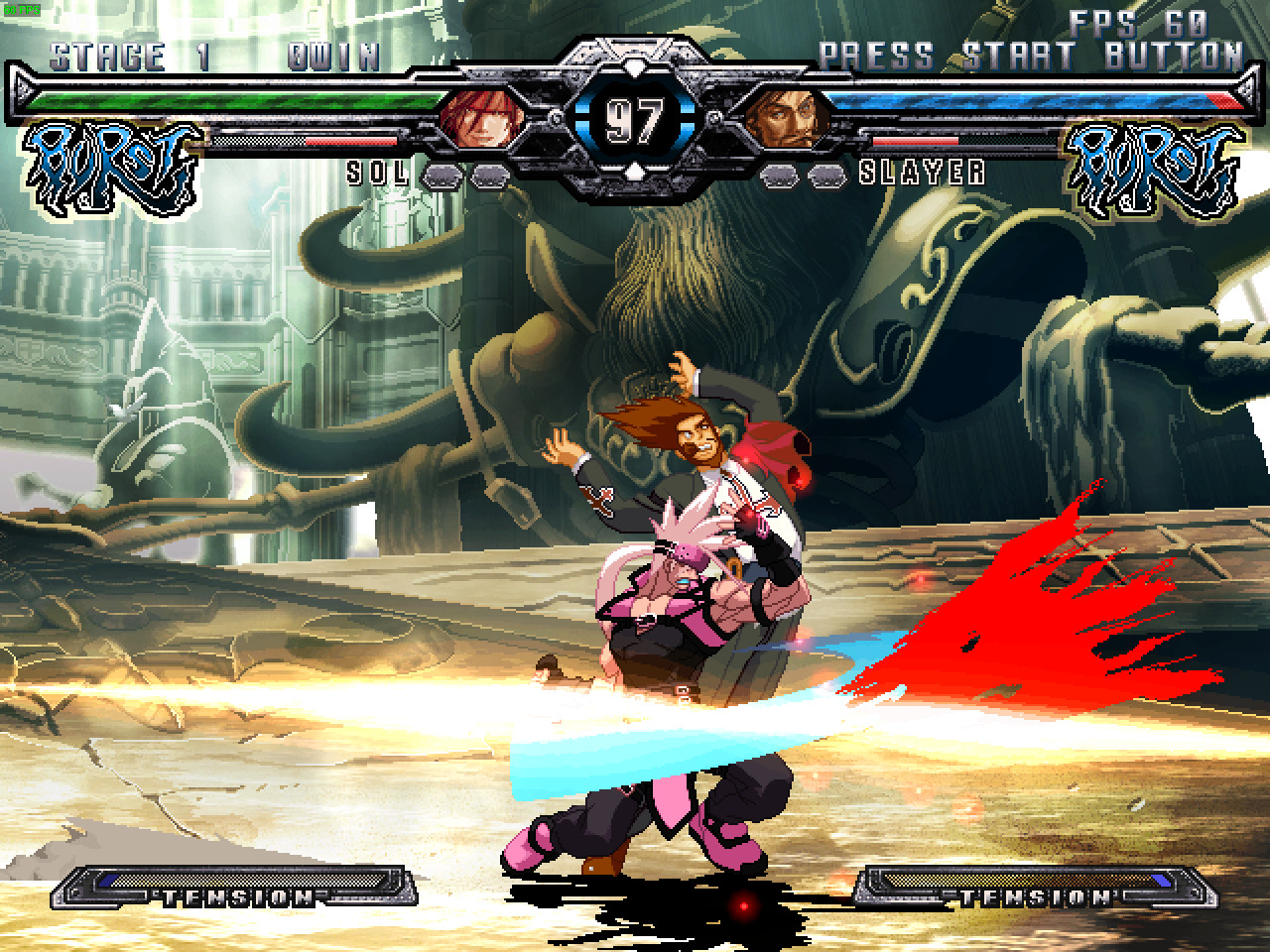 Restore XX Blood animations Mod for Guilty Gear XX Accent Core Plus R ...