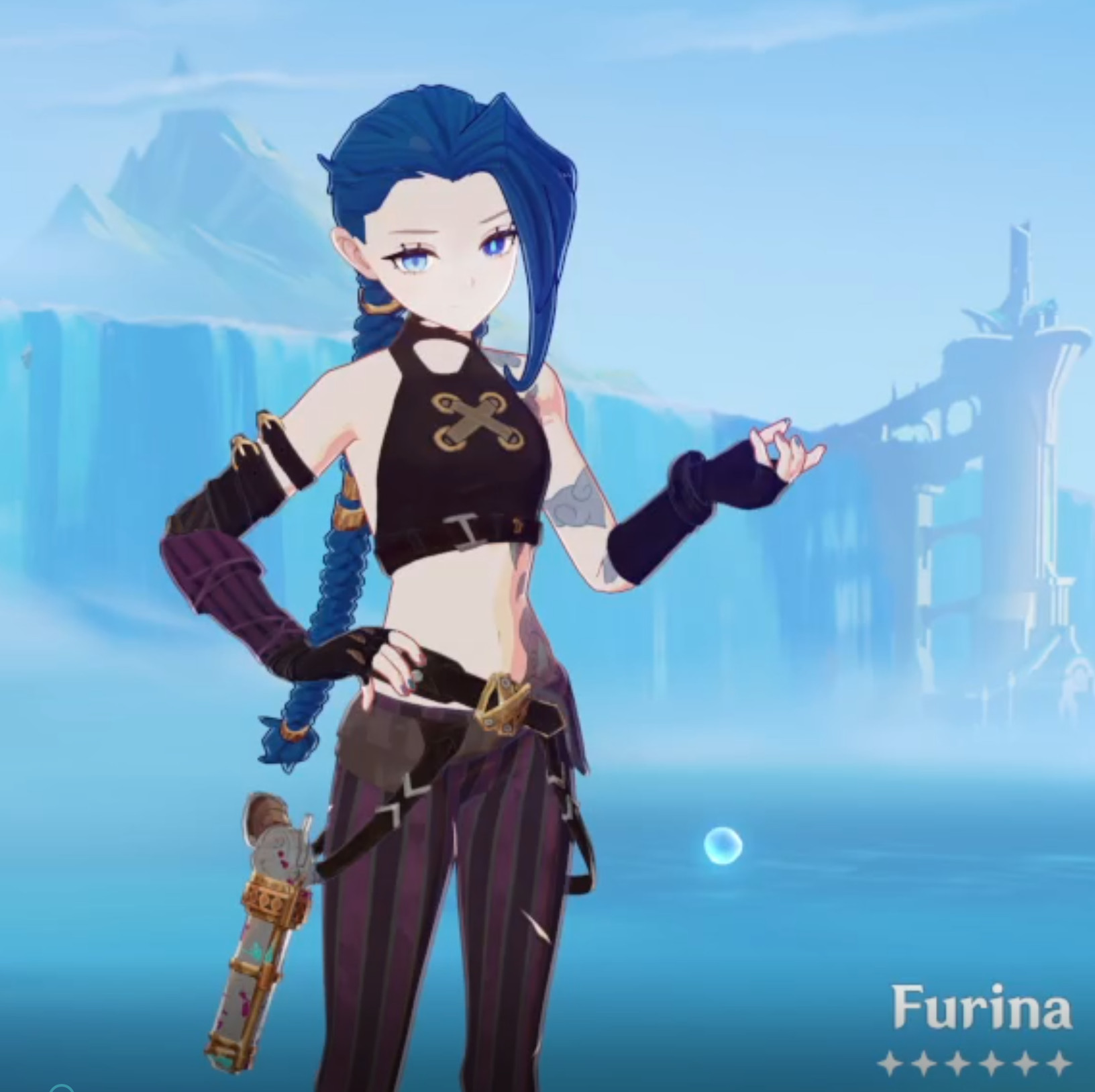 Jinx cosplay for Furina Mod for Genshin Impact | GI Mods