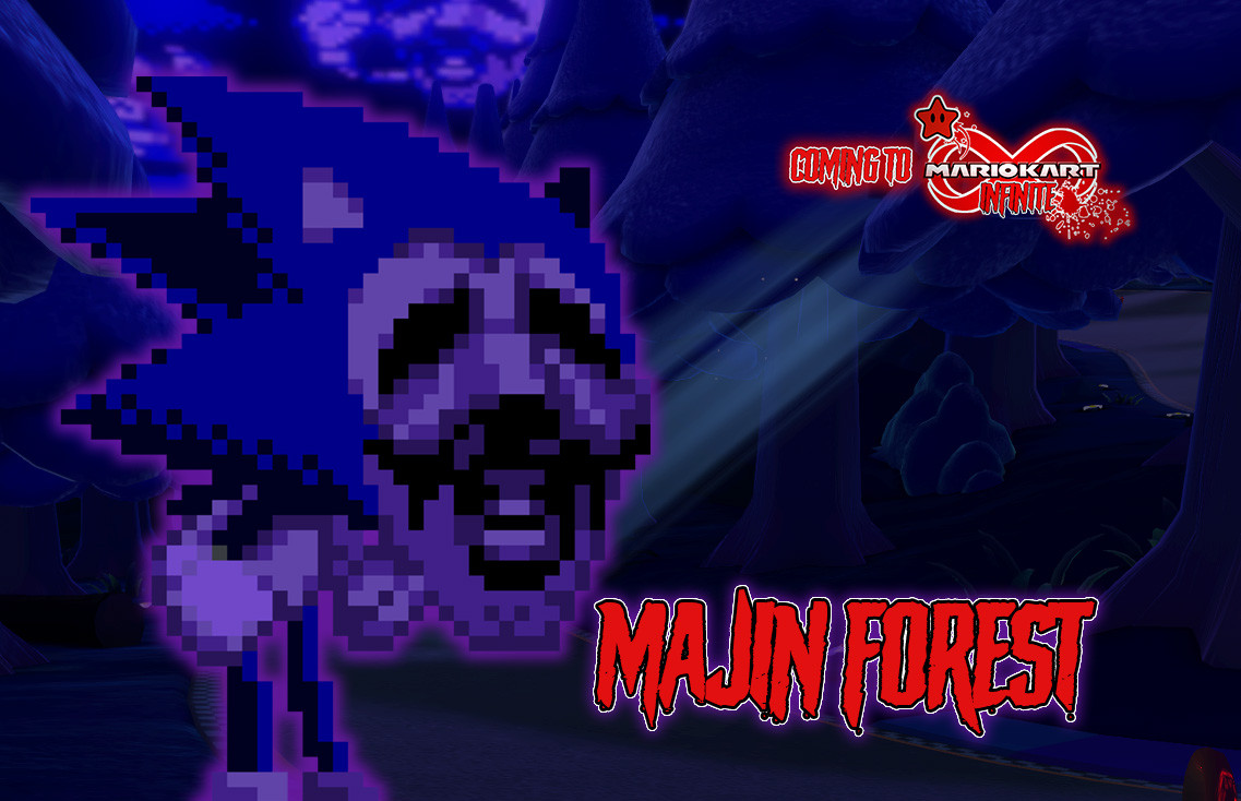 Majin forest (majin sonic) Mod for Mario Kart 8 Deluxe | MK8D Mods