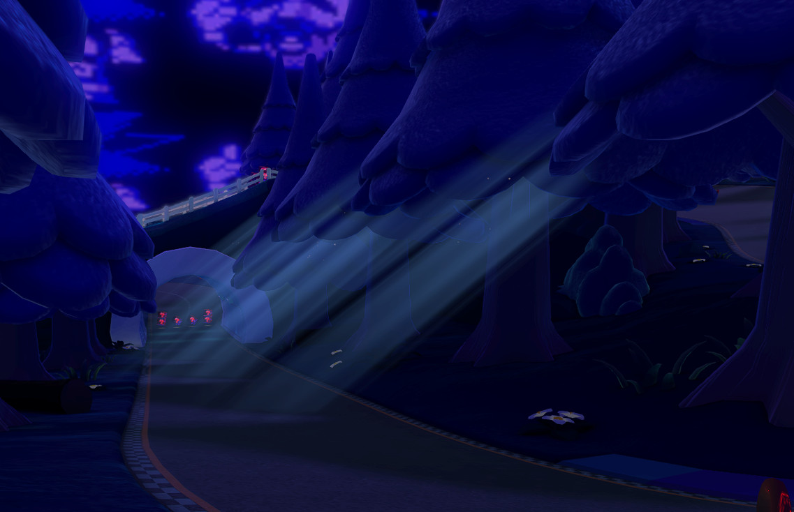 Majin forest (majin sonic) Mod for Mario Kart 8 Deluxe | MK8D Mods