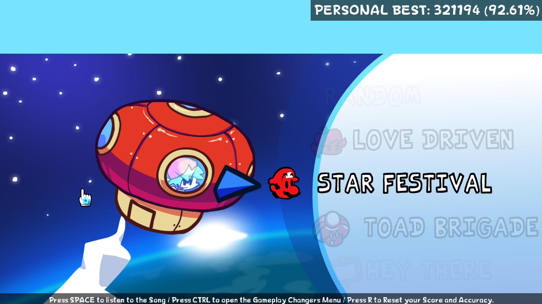 Super Funkin' Galaxy [DEMO V2.3] Mod for Friday Night Funkin' | FNF Mods