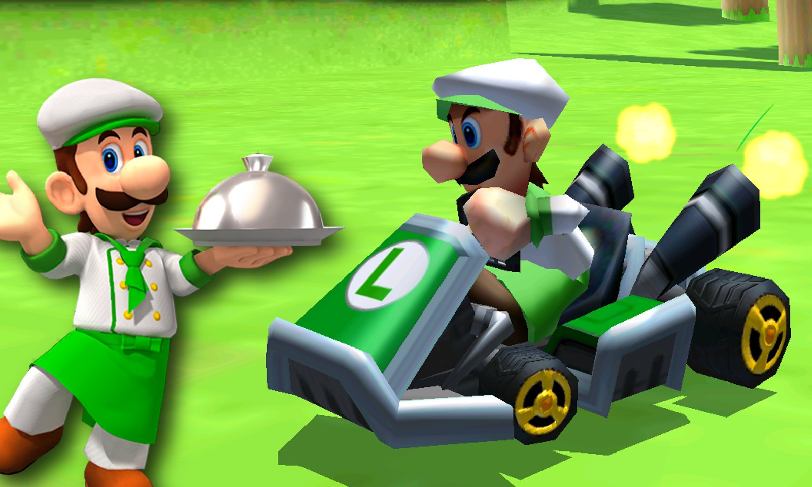 Luigi (Chef) (Tour Remake) Mod for Mario Kart 7 | MK7 Mods