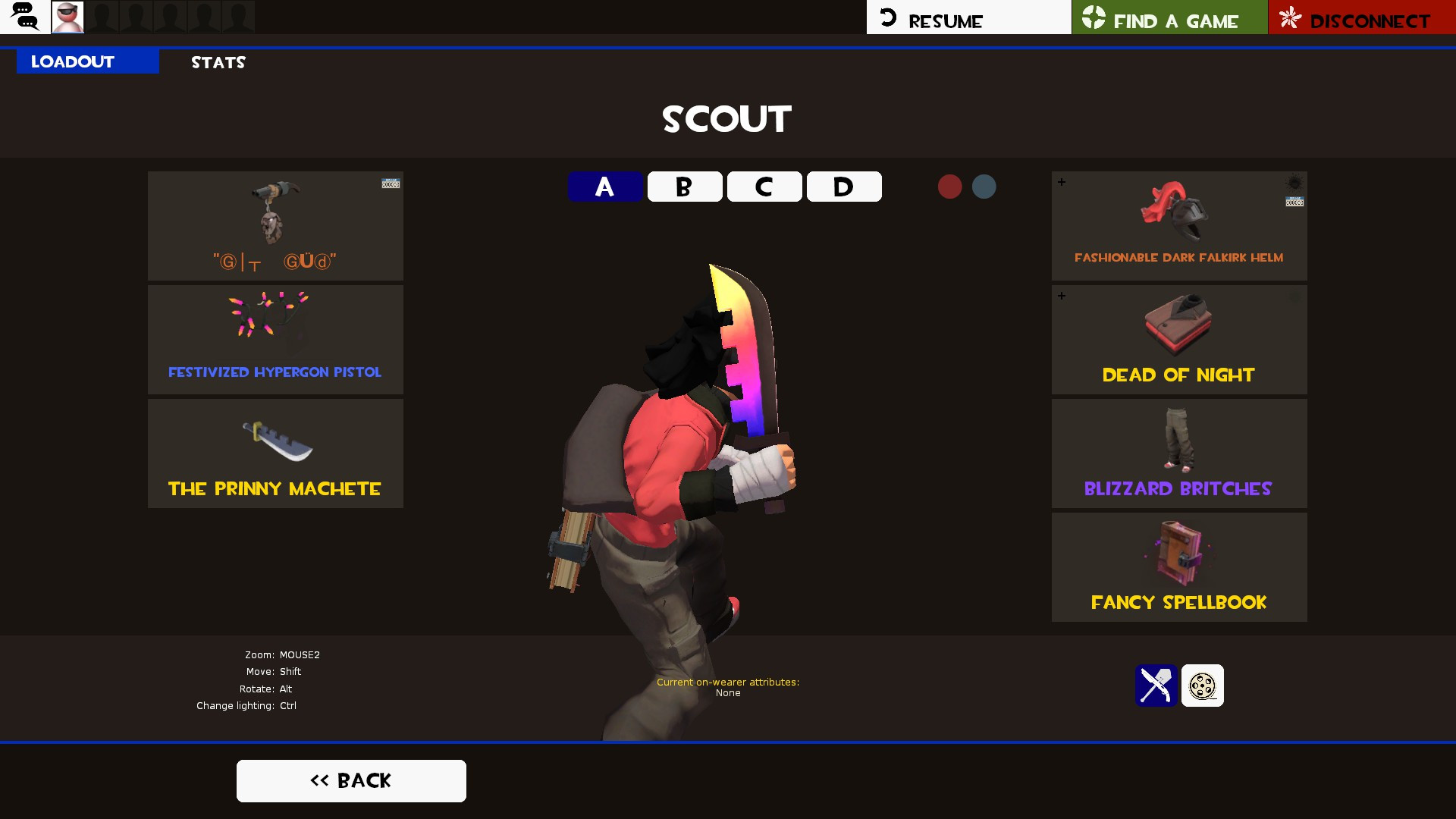 Prinny Machete Fade Casual Version Mod for Team Fortress 2 | TF2 Mods