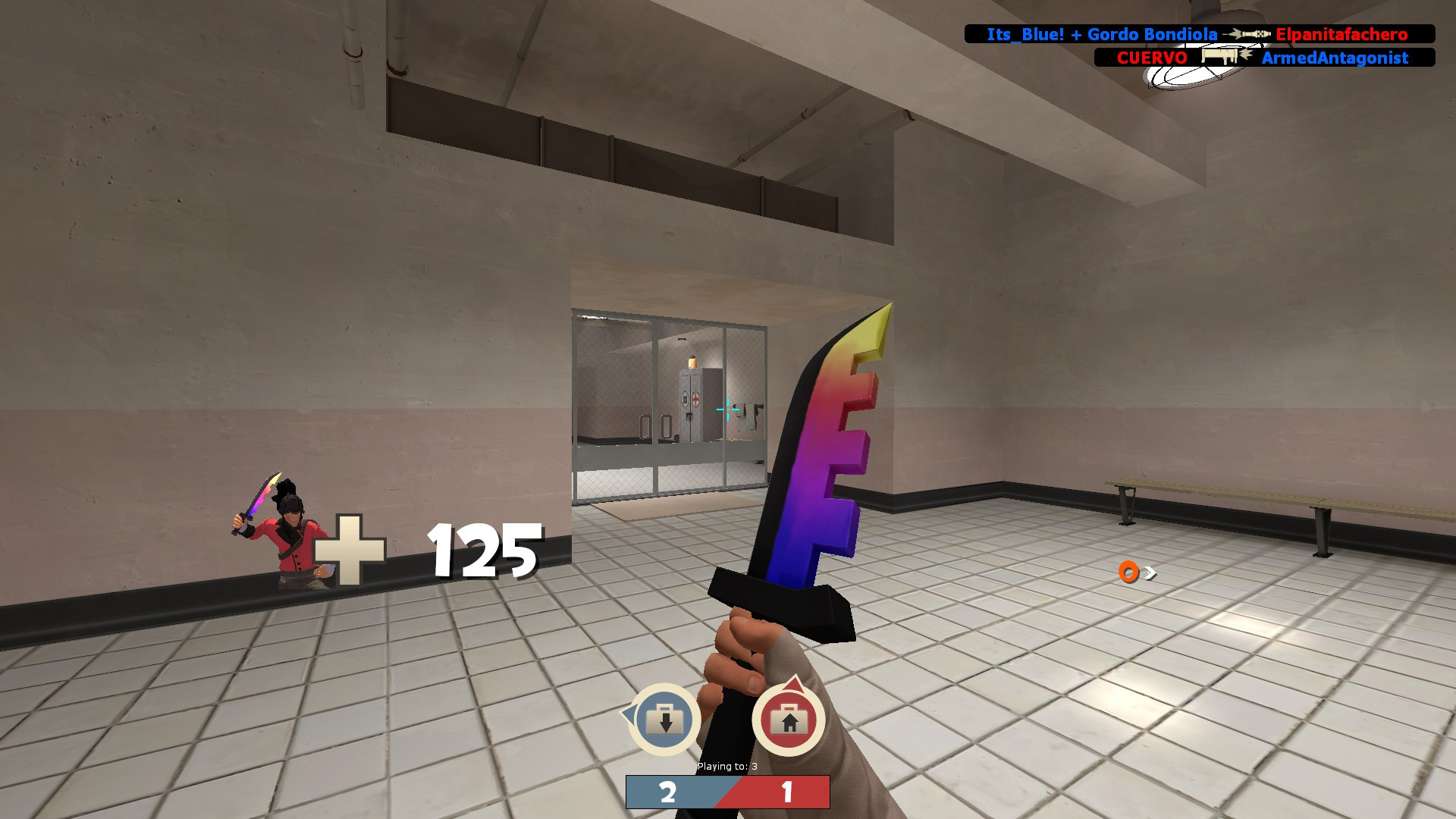 Prinny Machete Fade Casual Version Mod for Team Fortress 2 | TF2 Mods