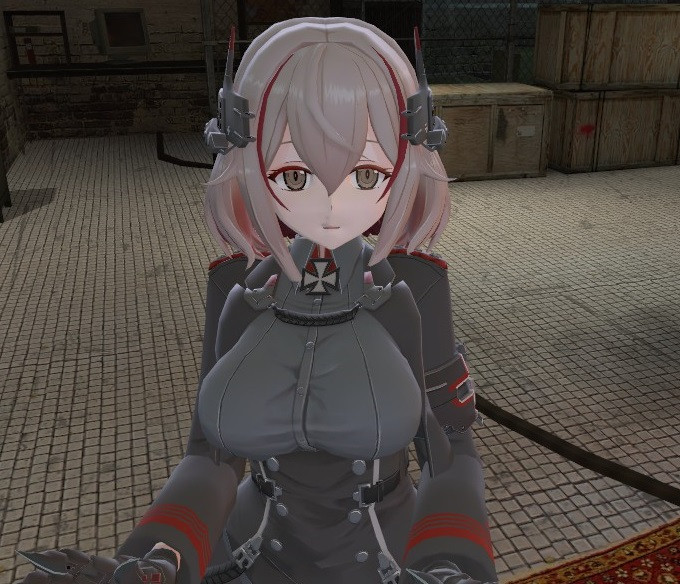 Roon (Azur Lane: Crosswave) replaces Alyx Mod for Half-Life 2 | HL2 Mods