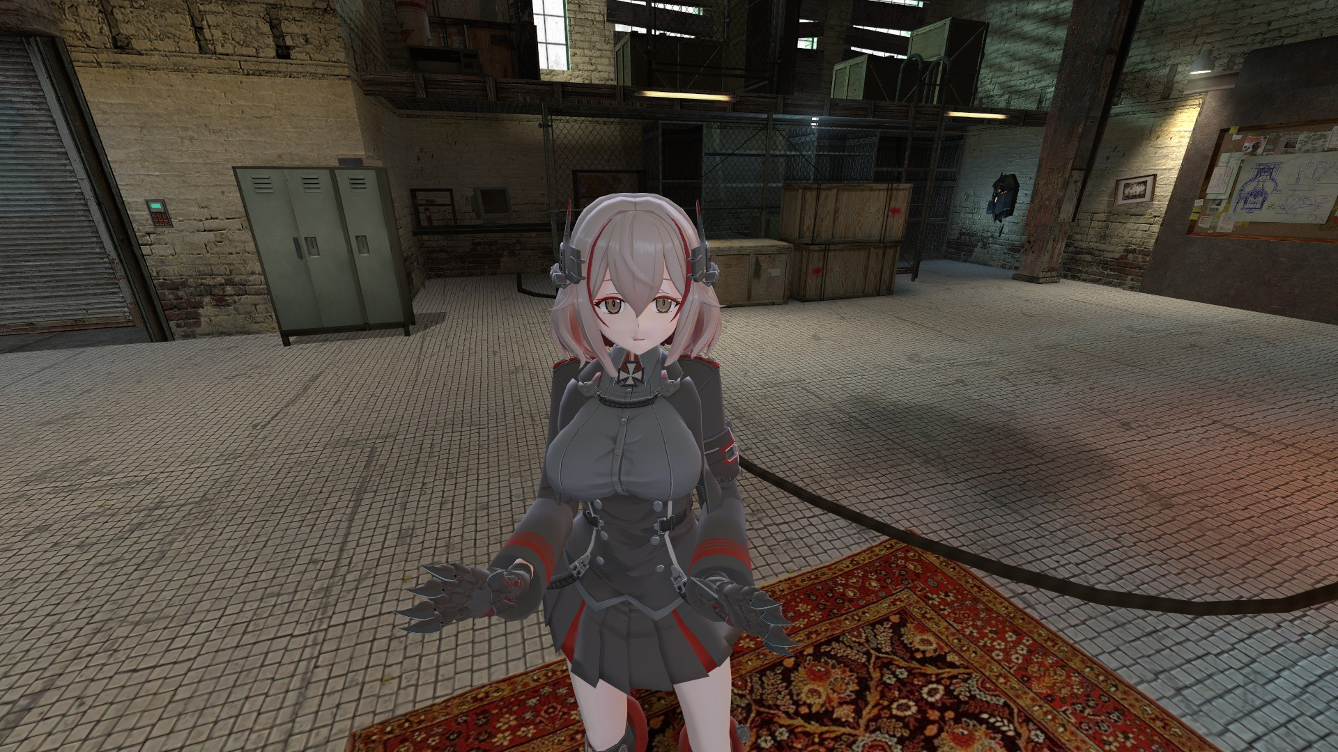 Roon (Azur Lane: Crosswave) replaces Alyx Mod for Half-Life 2 | HL2 Mods