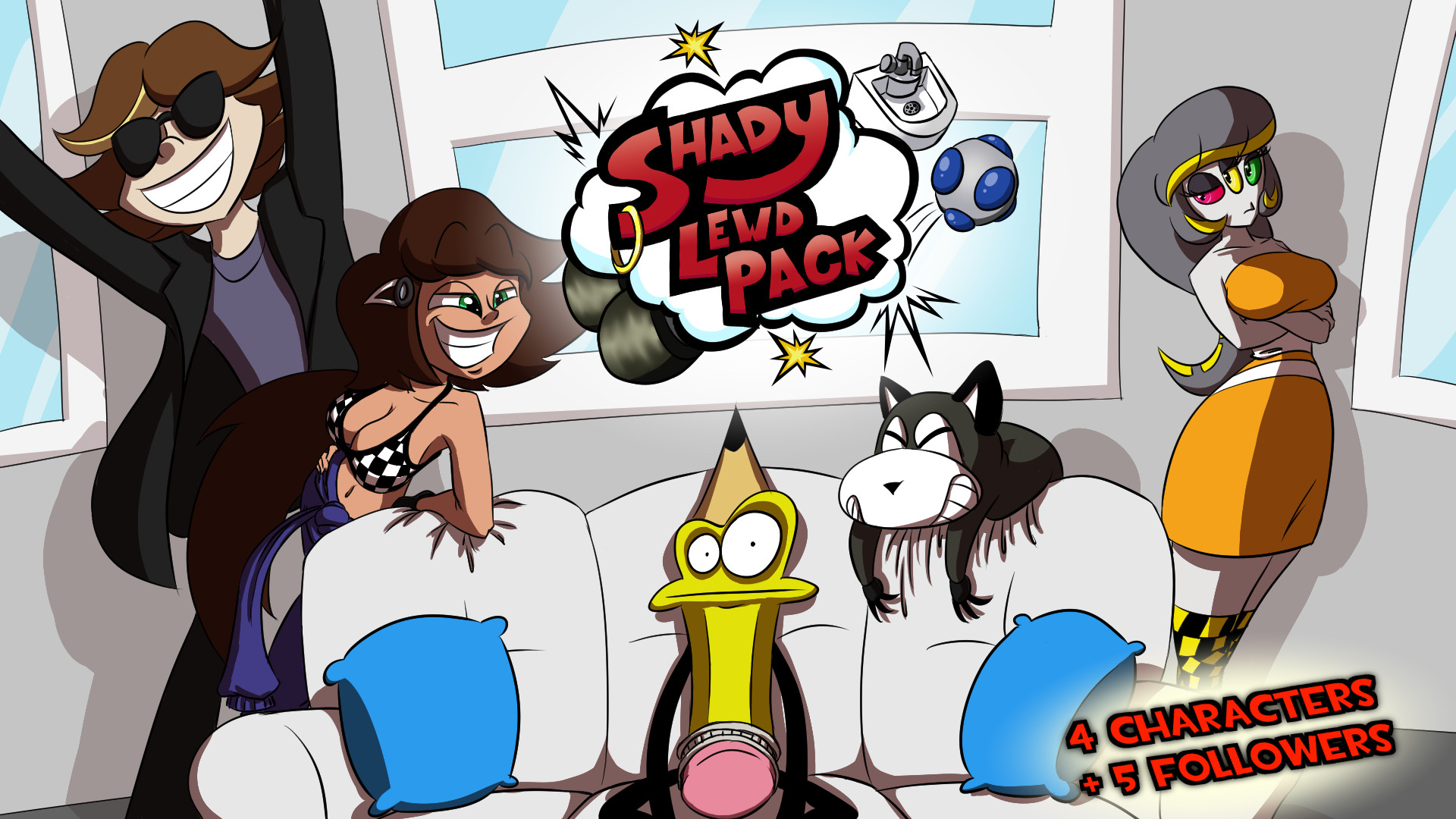 Shady Lewd Pack Mod for Dr. Robotnik's Ring Racers | DRRR Mods