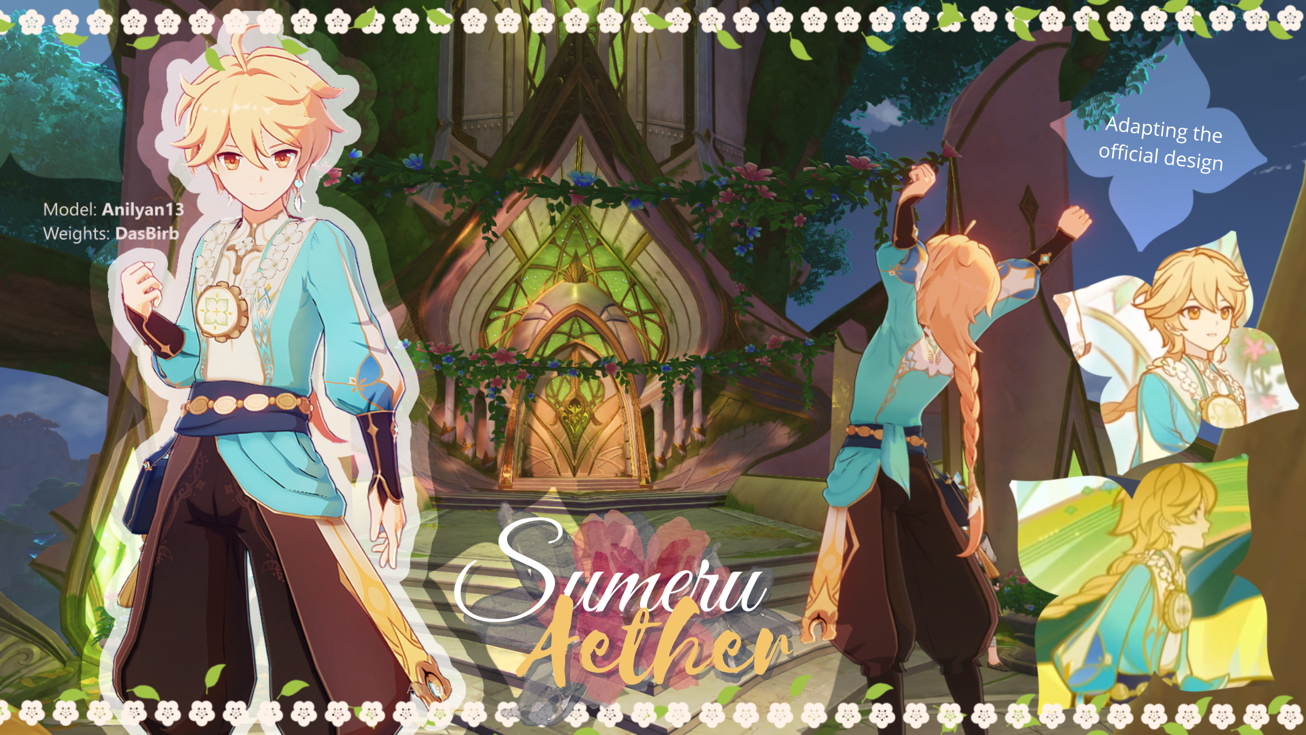 Canon Sumeru Aether - Knight of Flowers Mod for Genshin Impact | GI Mods