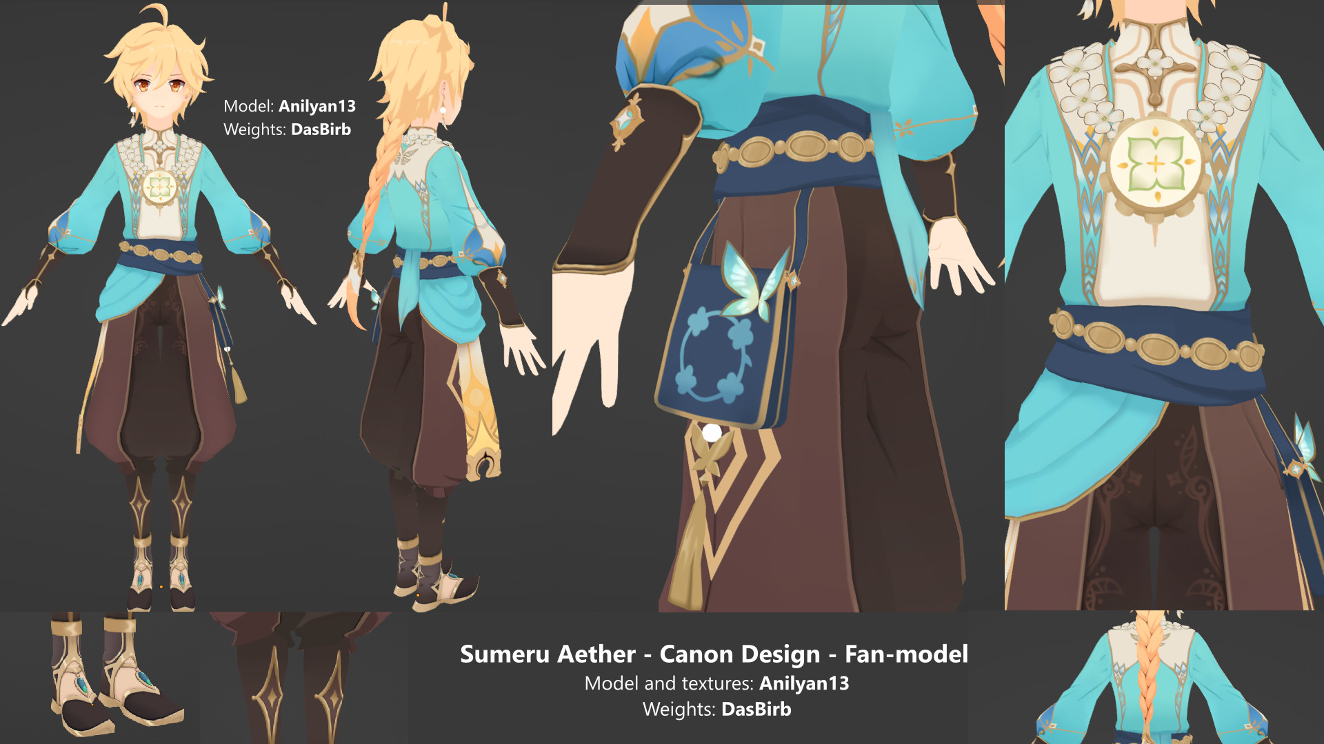 Canon Sumeru Aether - Knight of Flowers Mod for Genshin Impact | GI Mods