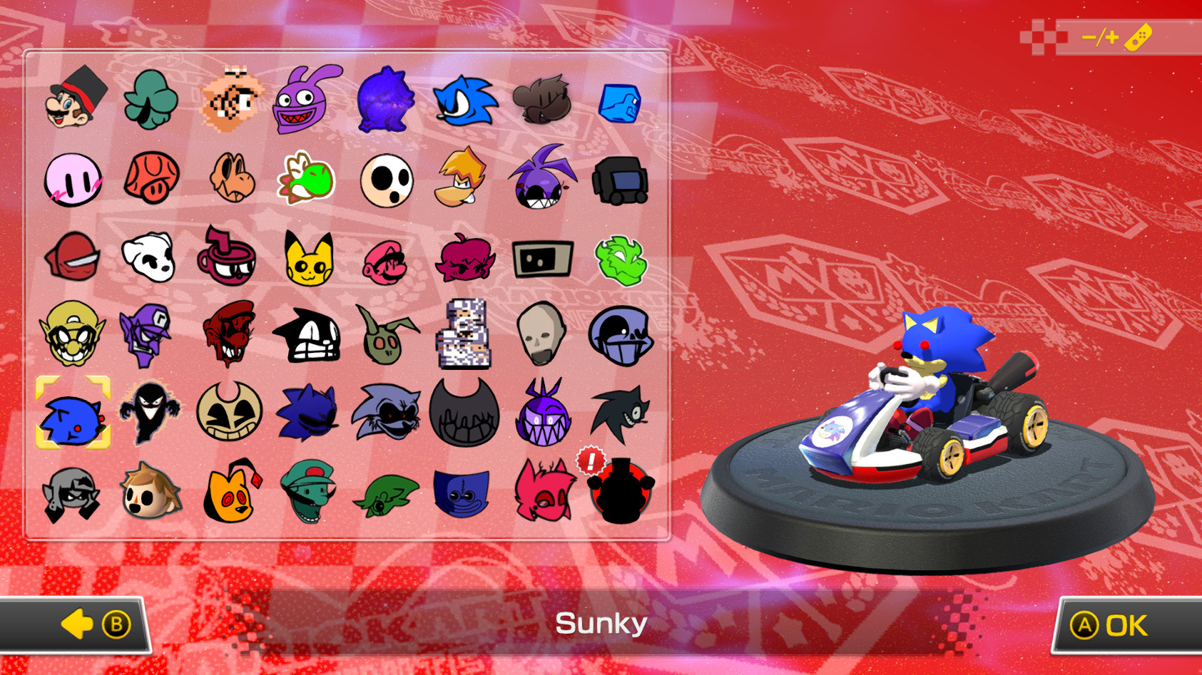Sunky (sonic) Mod for Mario Kart 8 Deluxe | MK8D Mods