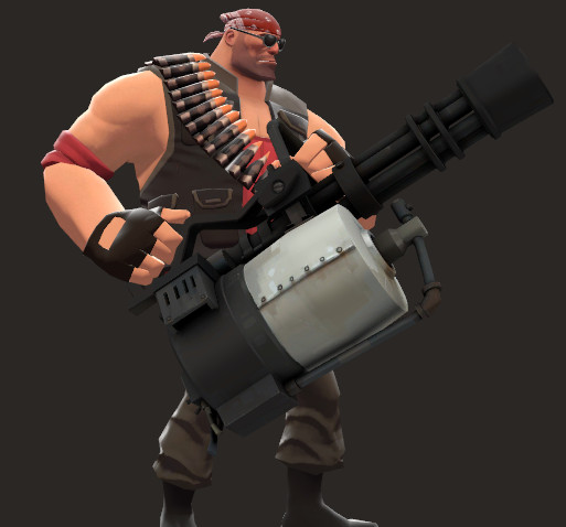 High poly minigun Mod for Team Fortress 2 | TF2 Mods