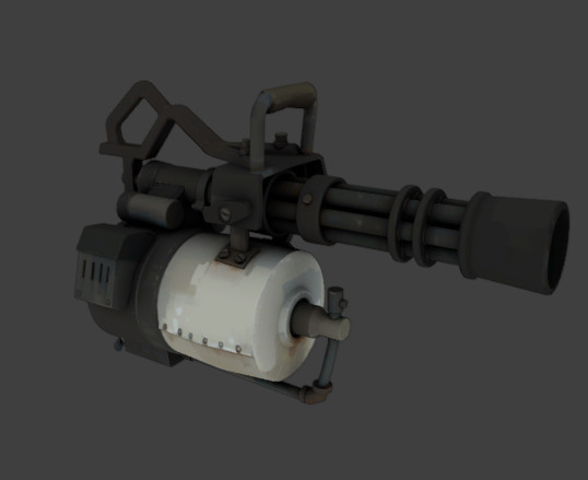 High poly minigun Mod for Team Fortress 2 | TF2 Mods