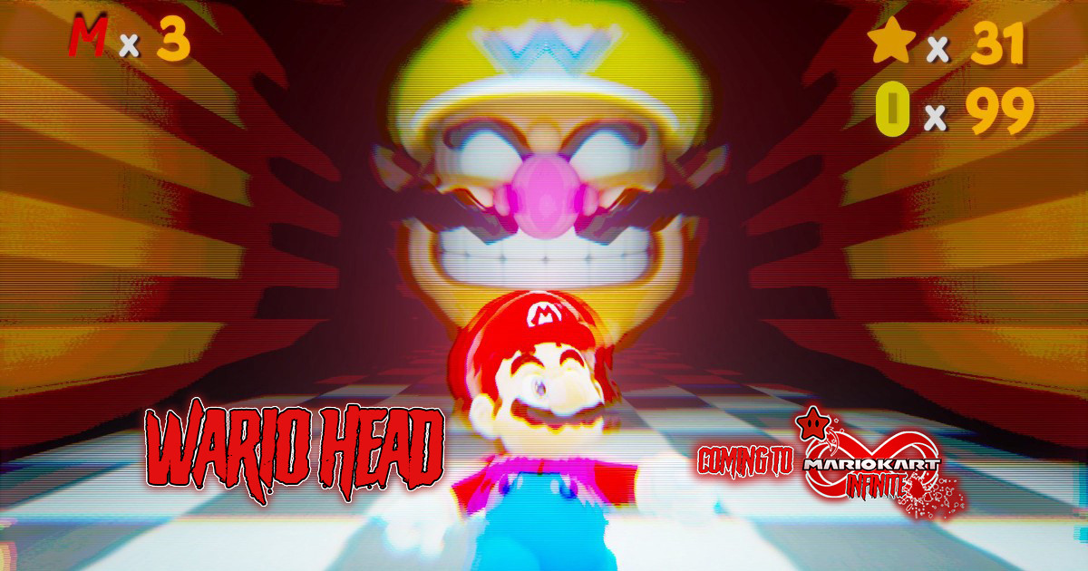 Wario Head for Mario Kart 8 Deluxe Mod for Mario Kart 8 Deluxe | MK8D Mods